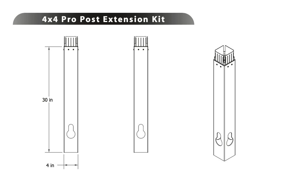 Post Extension Kit