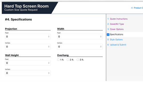 Flat Pan Patio Cover Kits